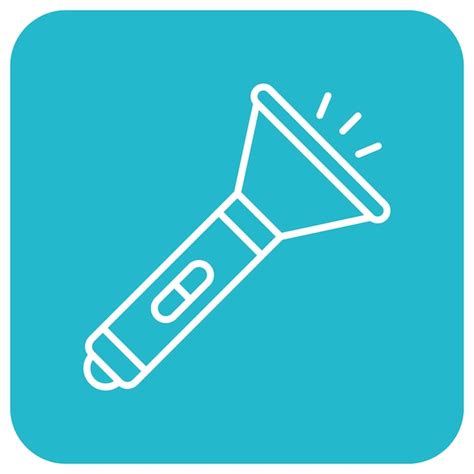 Premium Vector Torch Vector Illustration Style