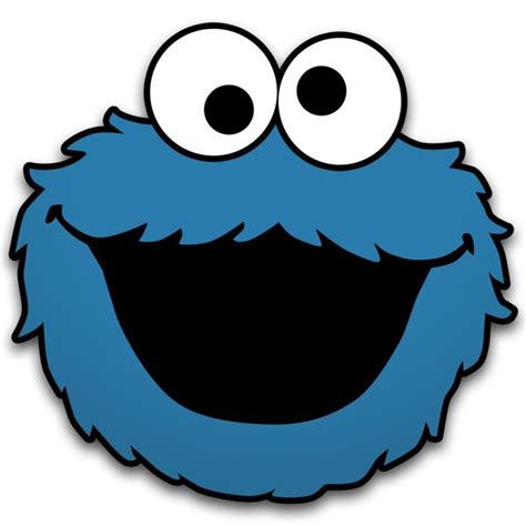 Cookie Monster Outline