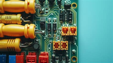 Electronic Interface Panel Display Premium Ai Generated Image