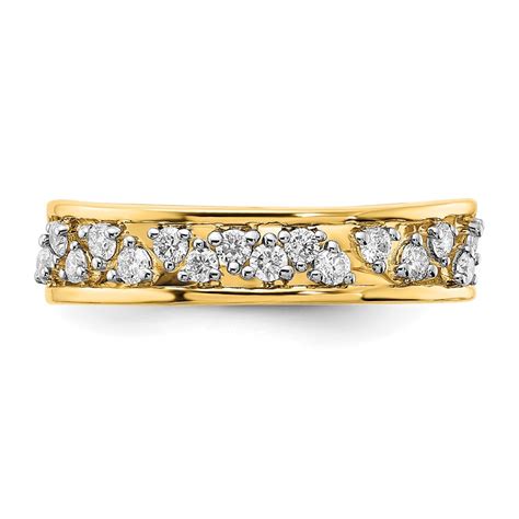 14k Polished Diamond Band Diamonds By Monet