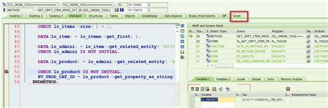 Use Abap Debugger Script To View Bol Entity Conten Sap Community