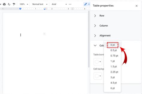How To Remove Table Lines From Google Docs