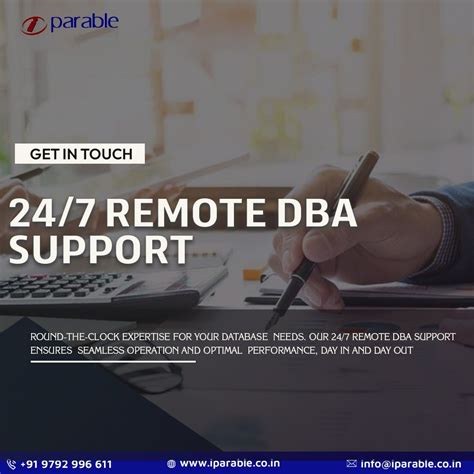 24 7 remote dba support iparable soft medium