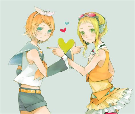 Safebooru Aqua Eyes Arm Warmers Bad Id Blonde Hair Green Eyes Green