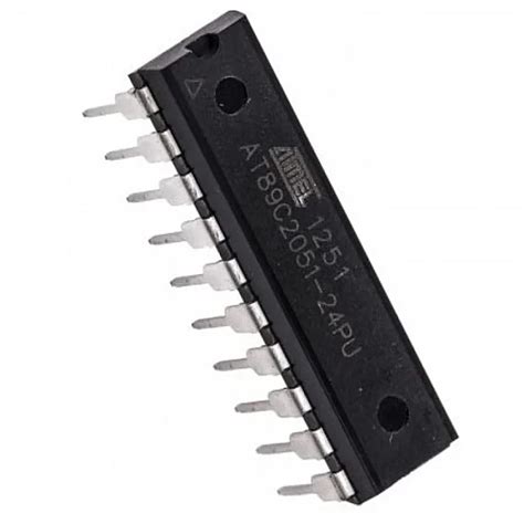 at89c2051 24pu dip 20 8 bit microcontroller
