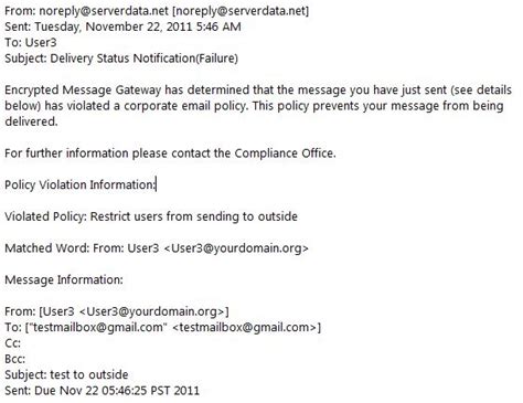 How To Restrict Users From Sending Messages Outside Your Organization Using Policy Based Encryption