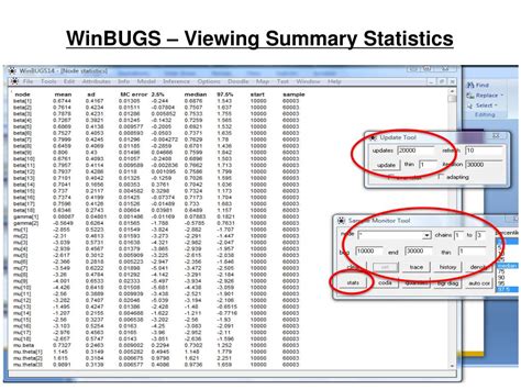 Ppt Introduction To Bayesian Statistical Software Winbugs 143