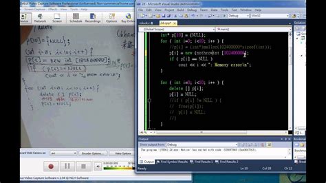 《stust ocw》物件導向程式設計 exception handling 4 大量記憶體配置錯誤 使用 new