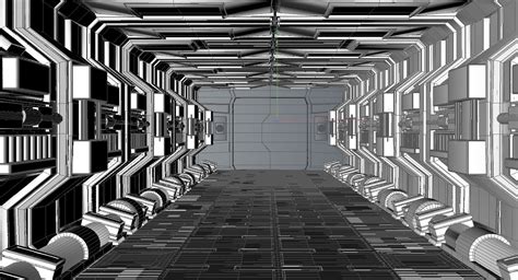 Sci Fi Interior Modelo 3d 12 3ds C4d Fbx Obj Free3d