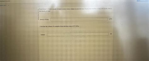 solved mpleted 9 ﻿out of 9astion 7 ﻿of 9→an experiment 3