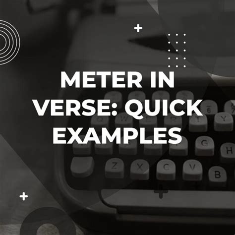 Meter In Poetry Examples Unlocking Patterns In Verses Adazing