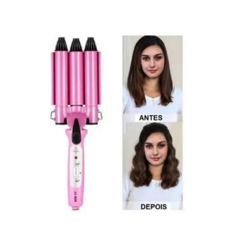Modelador De Cachos Triondas Ondulador 25mm Bivolt Junjun Electral