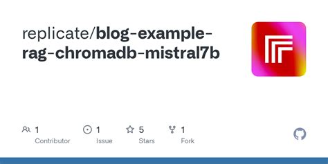 Github Replicateblog Example Rag Chromadb Mistral7b