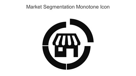 Market Segmentation Monotone Icon In Powerpoint Pptx Png And Editable