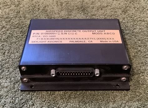 Airspeed Discrete Output Unit Suttonaircraft Com