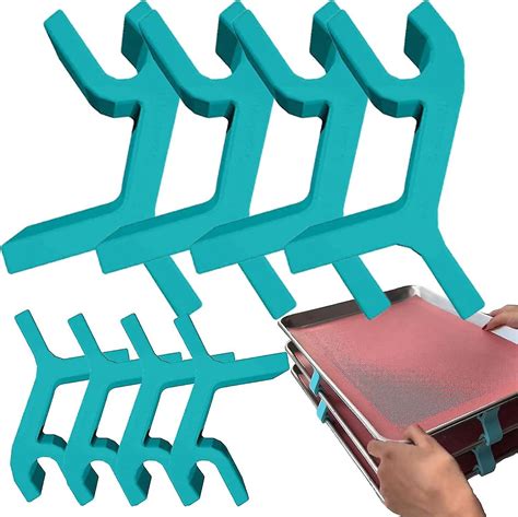 8 Tray Stackers Setscookie Baking Sheet Stackerscookie Sheet Pan