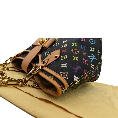Louis Vuitton Annie Gm Multicolor Monogram Canvas Shoulder Bag Black