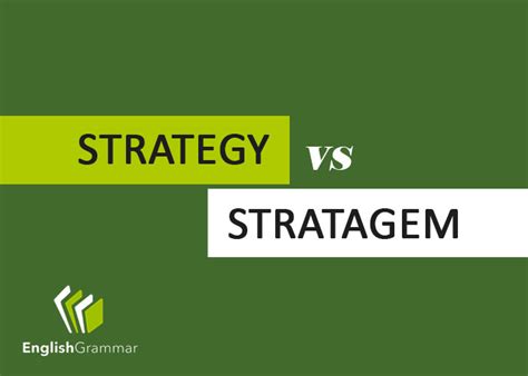 Strategy Vs Stratagem