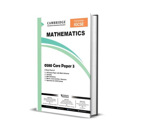 Igcse Mathematics 0580 Paper 3 Yearly All Variants 2019 2024 Mark