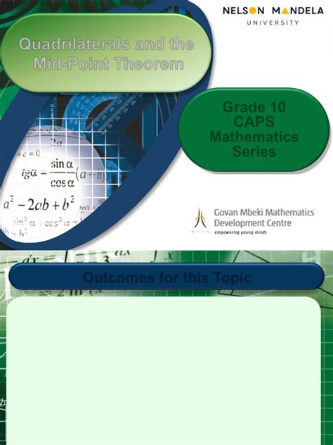 Quadrilaterals And Midpoint Theorem Pdf Rectangle Geometric Shapes