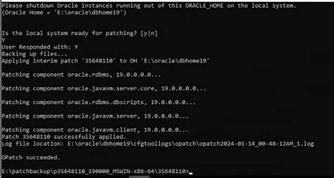 Steps For Patching In Standalone Database Oracle 19c In Windows Platform Smarttechways