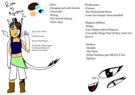 Raven Ref Sheet Read Description By Eskoniss On Deviantart