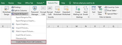 How To Create Folders And Subfolders From Cell Values In Excel
