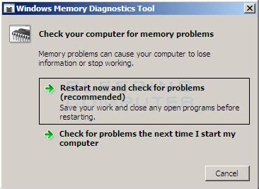 How To Use The Vista Windows Memory Diagnostics Tool