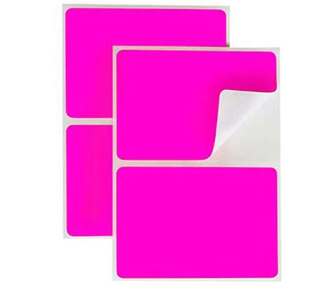 2 X 3 Removable Color Code Rectangular Labels 150pack