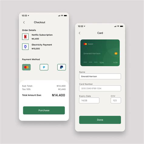 Daily Ui 002 Credit Card Checkout By Daisy Emah Emah On Dribbble