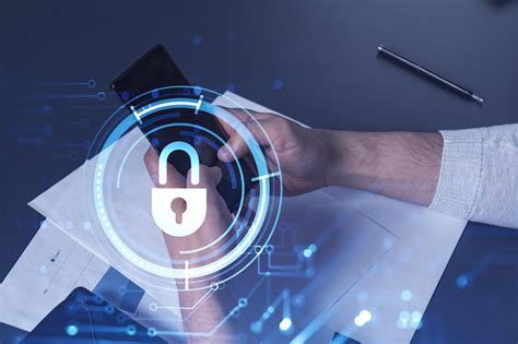 Premium Photo A Programmer Is Browsing The Internet In Smart Phone To Protect A Cyber Security