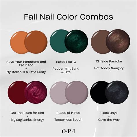 Fall Nail Color Combos Nail Color Combos Nail Colors Fall Nail Colors