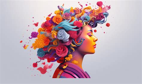 Creative Mind Colorful Background Smart Thinking Concept 25868143