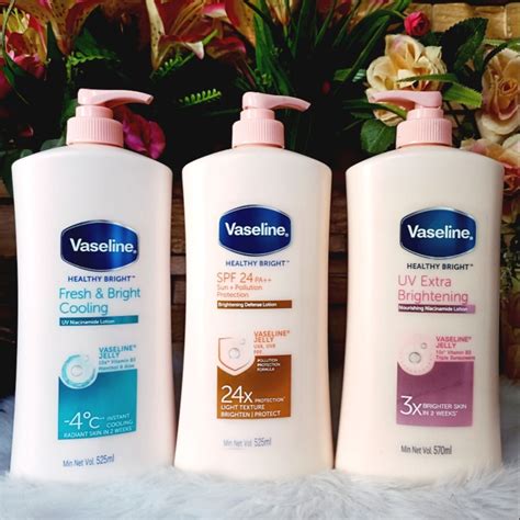 Vaseline Healthy Bright Pink Uv Whitening Niacinamide Body Lotion Extra