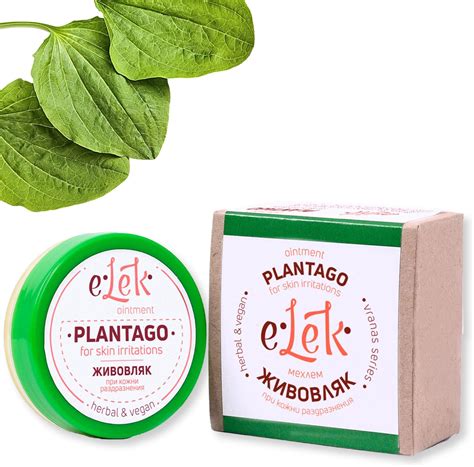 Elek Organic Plantain Itching Ointment 20 Ml Remedy Against Itchy