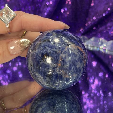 Sage Goddess Gemstone Sale Sunset Sodalite Sphere