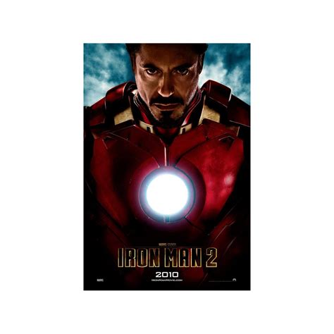 Iron Man 2 Movie Poster 2 Sided Original Rare Advance 27x40 Robert