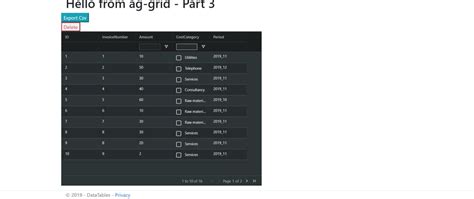 AG Grid Tutorial With Asp Net Core Razor Pages Part DEV Community