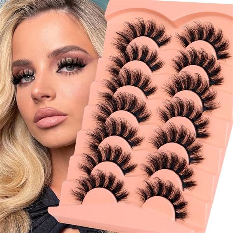 False Eyelashes Fluffy Lashes 18mm Thick Fake Eyelash 6d