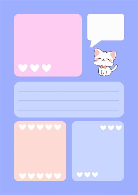 Design And Print A Cute Notepad In One Place Customize A Cute Notepad