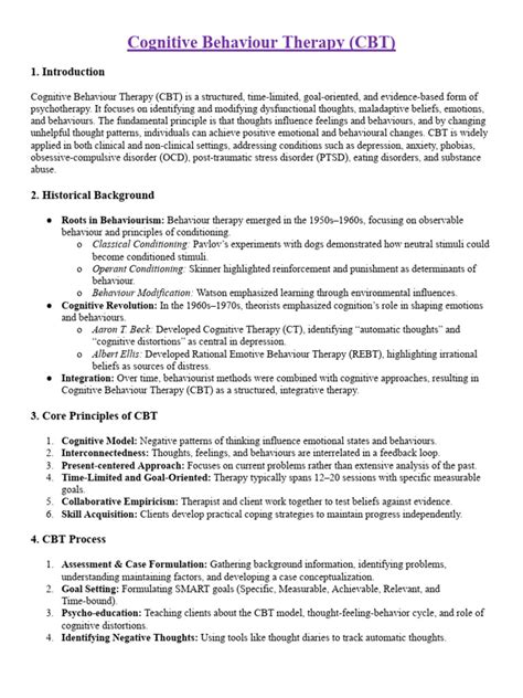 Rebt And Cbt Pdf Cognitive Behavioral Therapy Rational Emotive