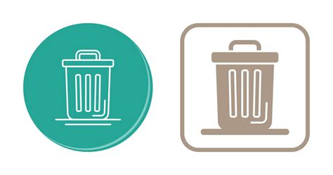 Trash Can Vector Icon 30235593 Vector Art At Vecteezy