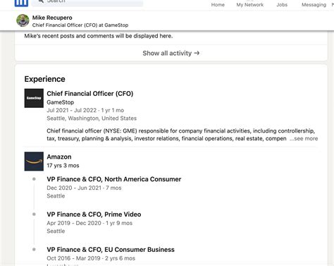 New Ceo For Bbby And Gamestop Merger Mike Recupero Ex Vp In Finance