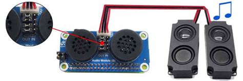 Raspberry Pi GPIO Audio Amplification PWM Sound Card Speaker Buzzer Expansion Board User Guide