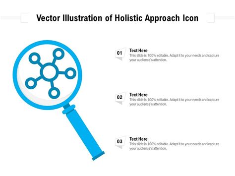 vector illustration of holistic approach icon ppt powerpoint