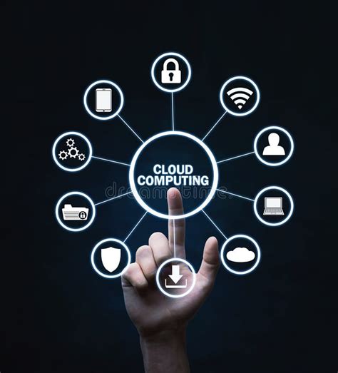 Cloud Computing Information Technology Concept Stock Image Image Of Internet Transfer 134914715