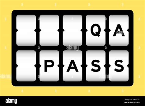 Black Color In Word Qa Quality Assurance Pass On Slot Banner With