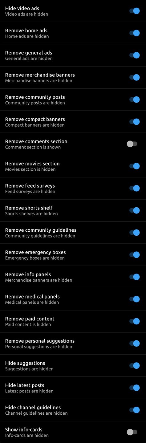 Info About All Revanced Settings R Revancedapp
