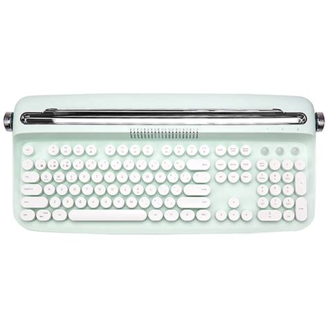 TimeTreasureHome Retro Bluetooth Wireless Keyboard With Tablet Holder Temple Webster