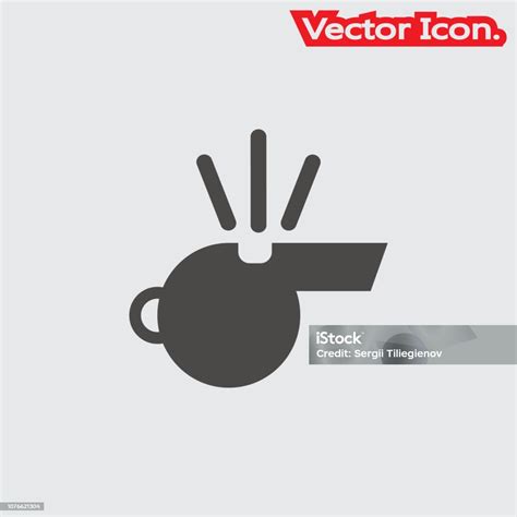 아이콘 격리 된 기호 및 응용 프로그램 웹 및 디지털 디자인에 대 한 평면 스타일 휘파람 Championship에 대한 스톡